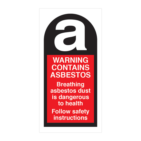 Warning Contains Asbestos Sign - Direct Signs