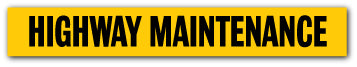 Highway Maintenance - Direct Signs