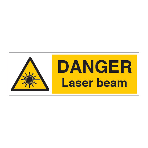 DANGER Laser Beam Sign - Direct Signs